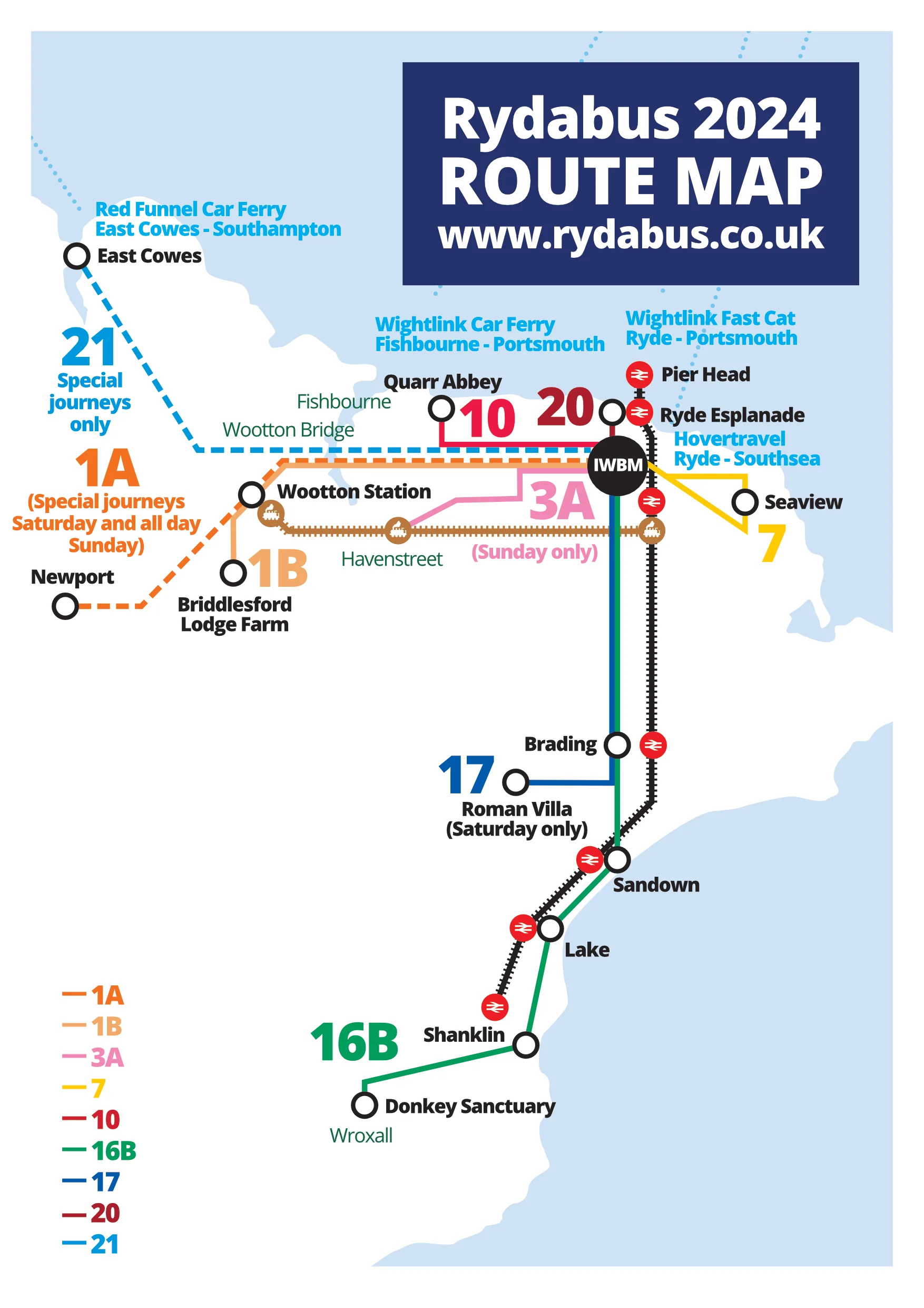 Route Map | Rydabus